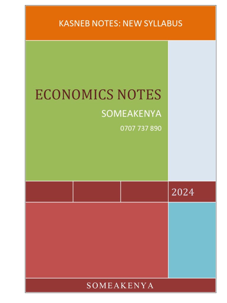 Economics new revised CPA notes – KASNEB CPA| ATD| CS| CCP| CIFA| CFFE ...