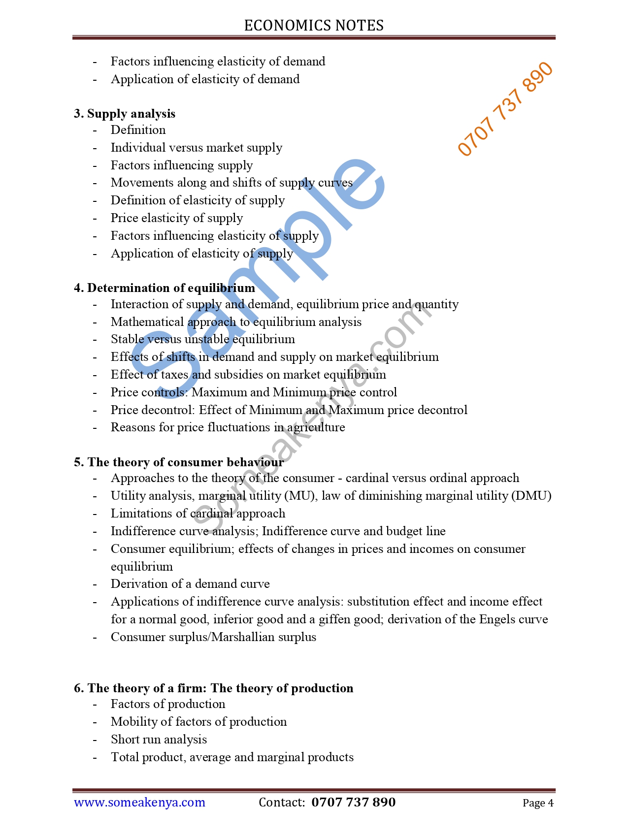 Economics new revised CPA notes – KASNEB CPA| ATD| CS| CCP| CIFA| CFFE ...