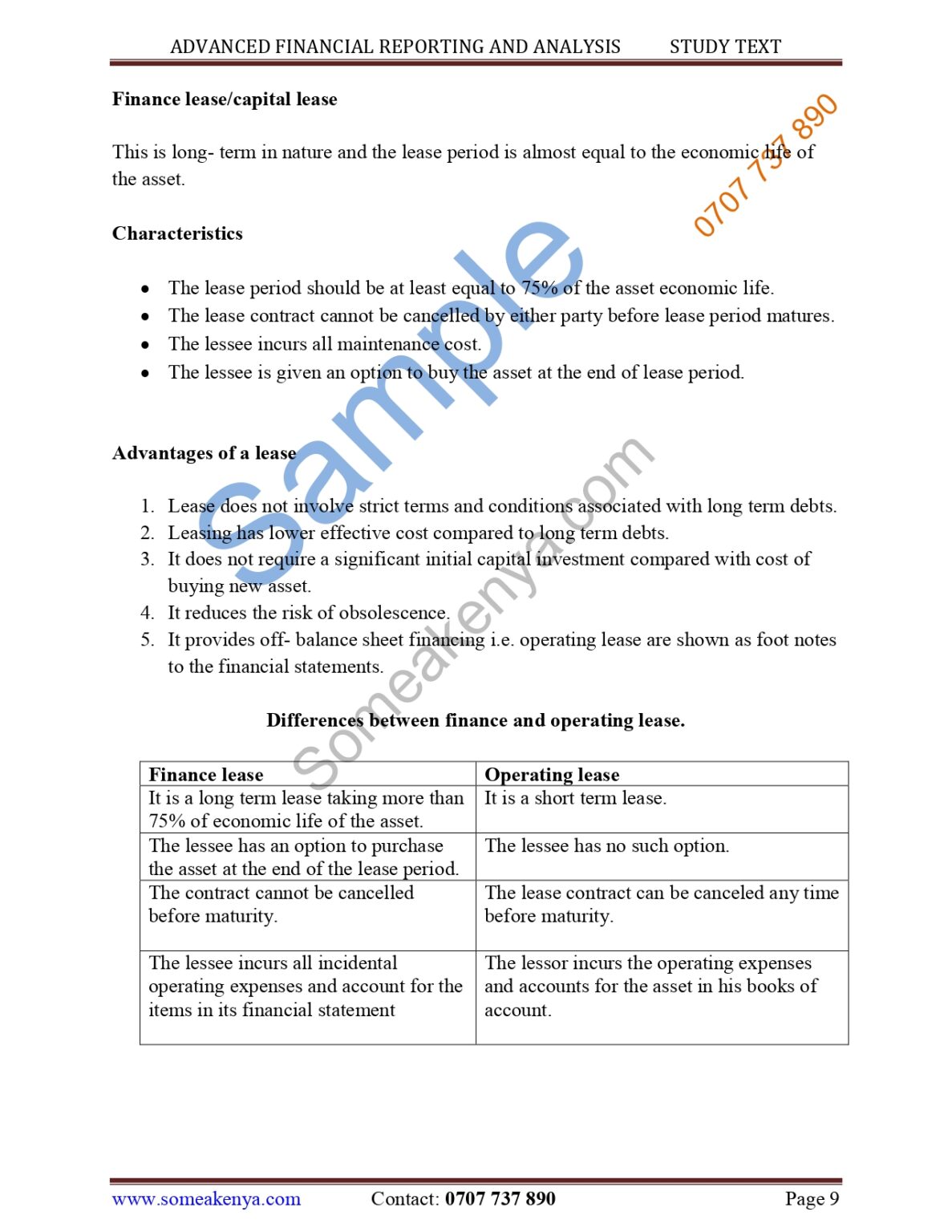 Advanced Financial Reporting and Analysis notes – KASNEB CPA| ATD| CS ...