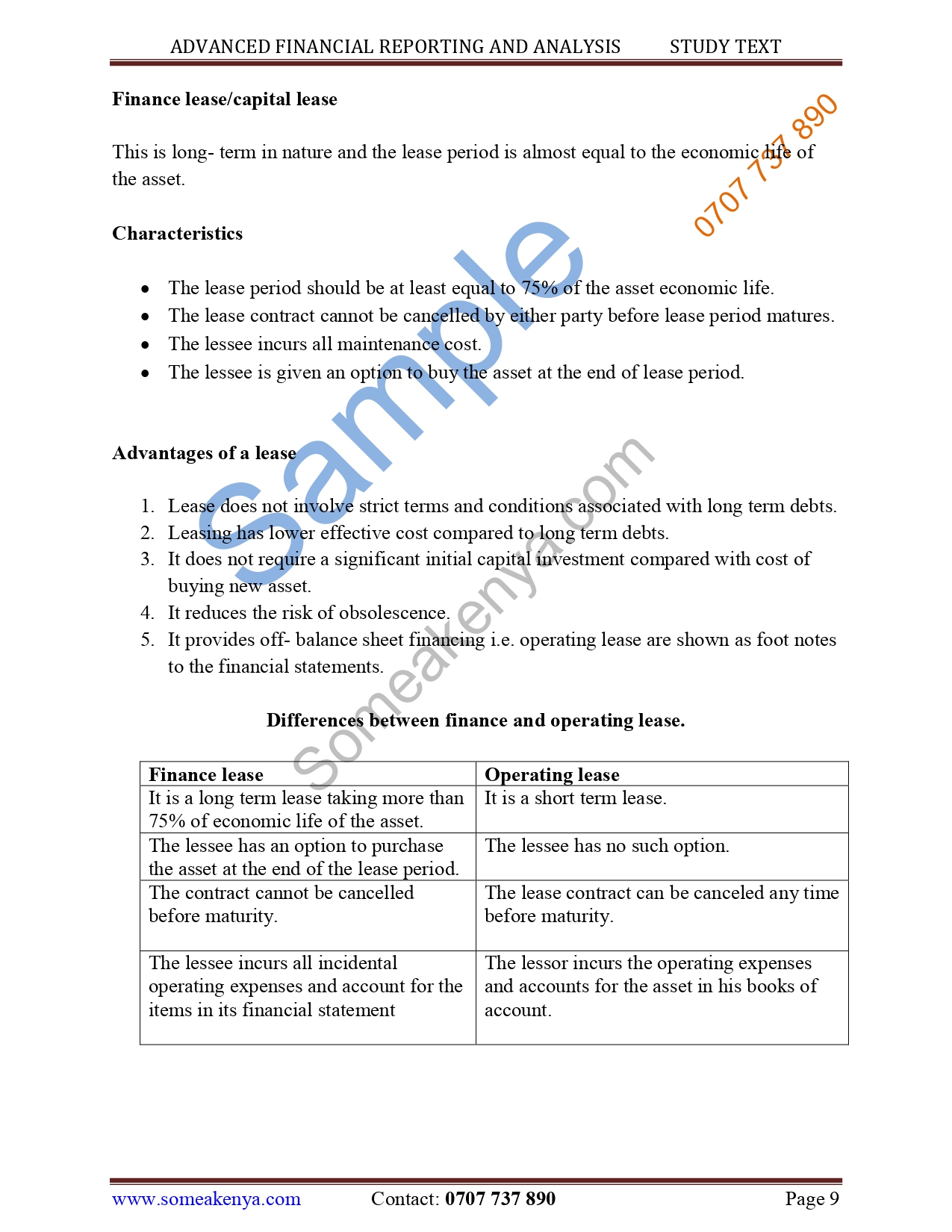 Advanced Financial Reporting And Analysis Notes KASNEB CPA ATD CS Advanced Financial Reporting And Analysis Notes KASNEB CPA ATD CS