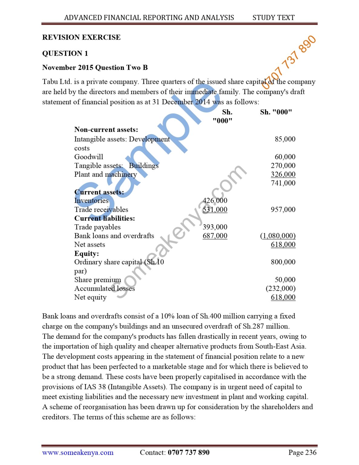 Advanced Financial Reporting And Analysis Notes KASNEB CPA ATD CS Advanced Financial Reporting And Analysis Notes KASNEB CPA ATD CS