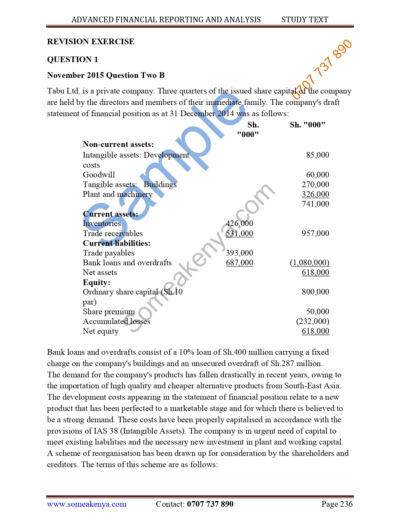 Advanced Financial Reporting and Analysis notes – KASNEB CPA| ATD| CS ...