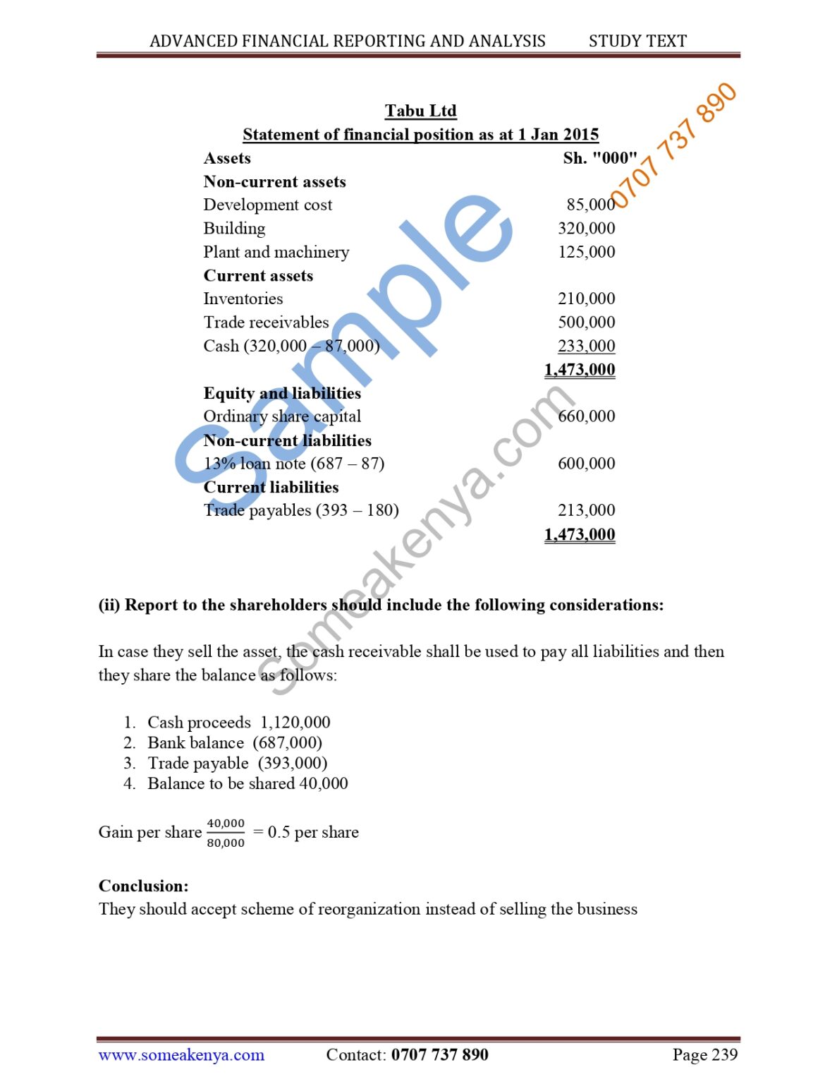 Advanced Financial Reporting and Analysis notes – KASNEB CPA| ATD| CS ...