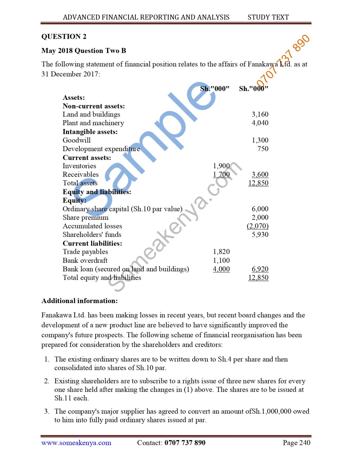 Advanced Financial Reporting and Analysis notes – KASNEB CPA| ATD| CS ...