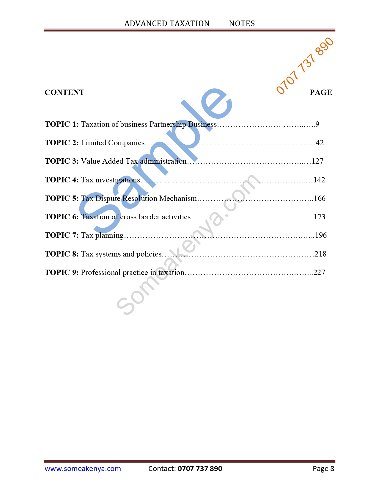 Advanced Taxation Notes CPA New Syllabus – KASNEB CPA| ATD| CS| CCP ...