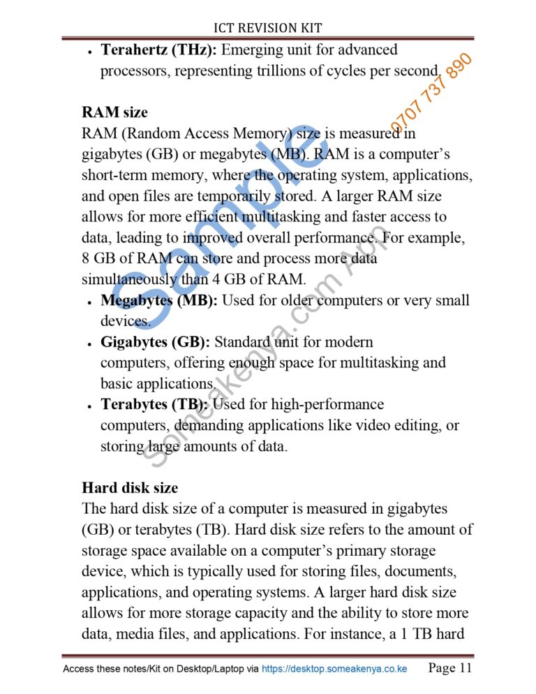 Information Communication Technology (ICT) Revision Kit – KASNEB CPA ...