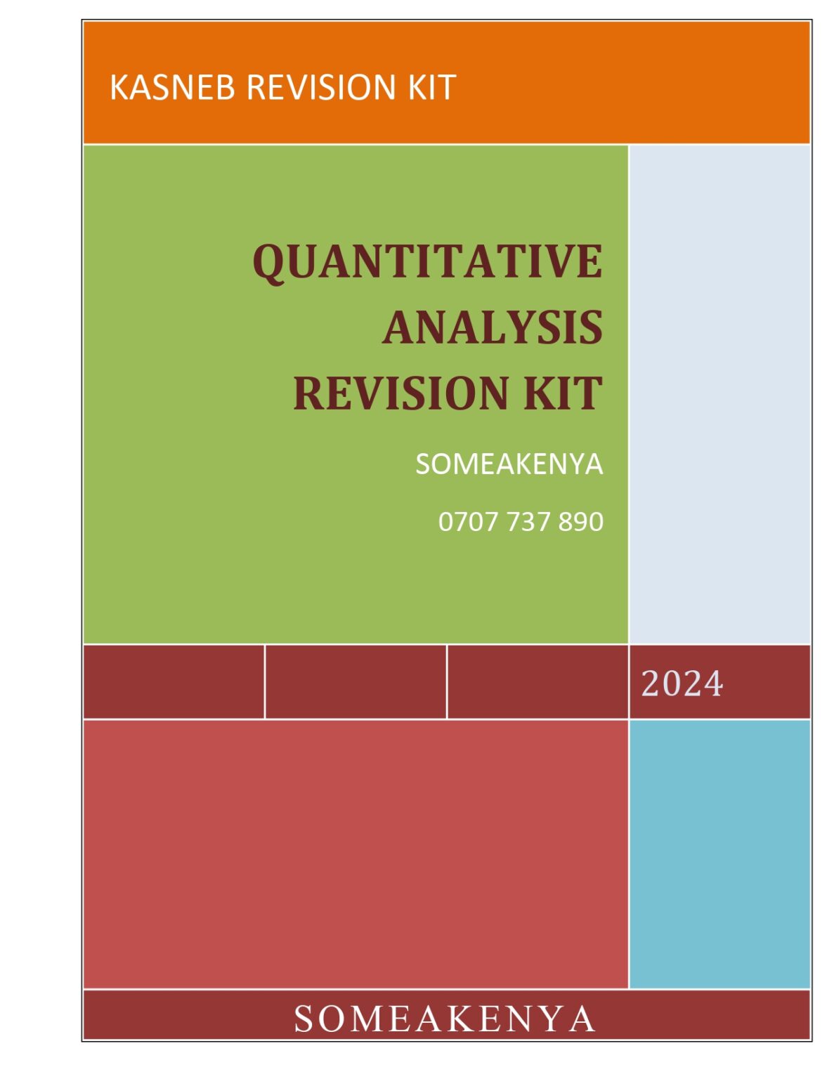 Quantitative Analysis Revision Kit – KASNEB CPA| ATD| CS| CCP| CIFA ...