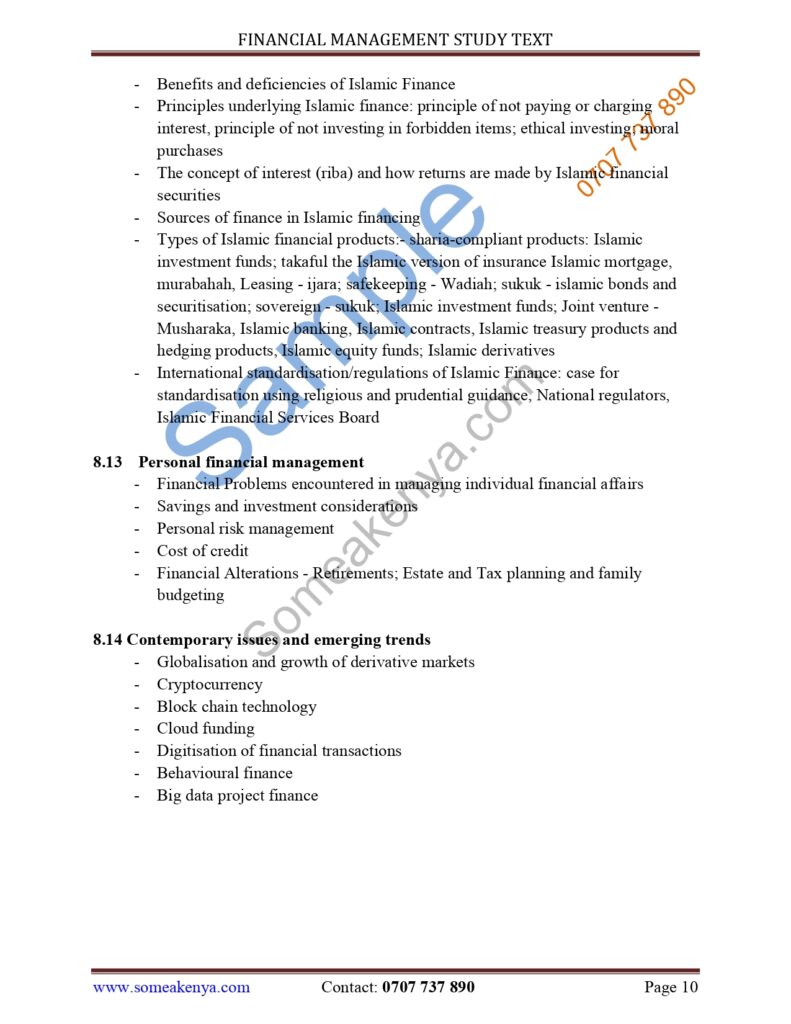 Financial Management new Revised CPA notes – KASNEB CPA| ATD| CS| CCP ...