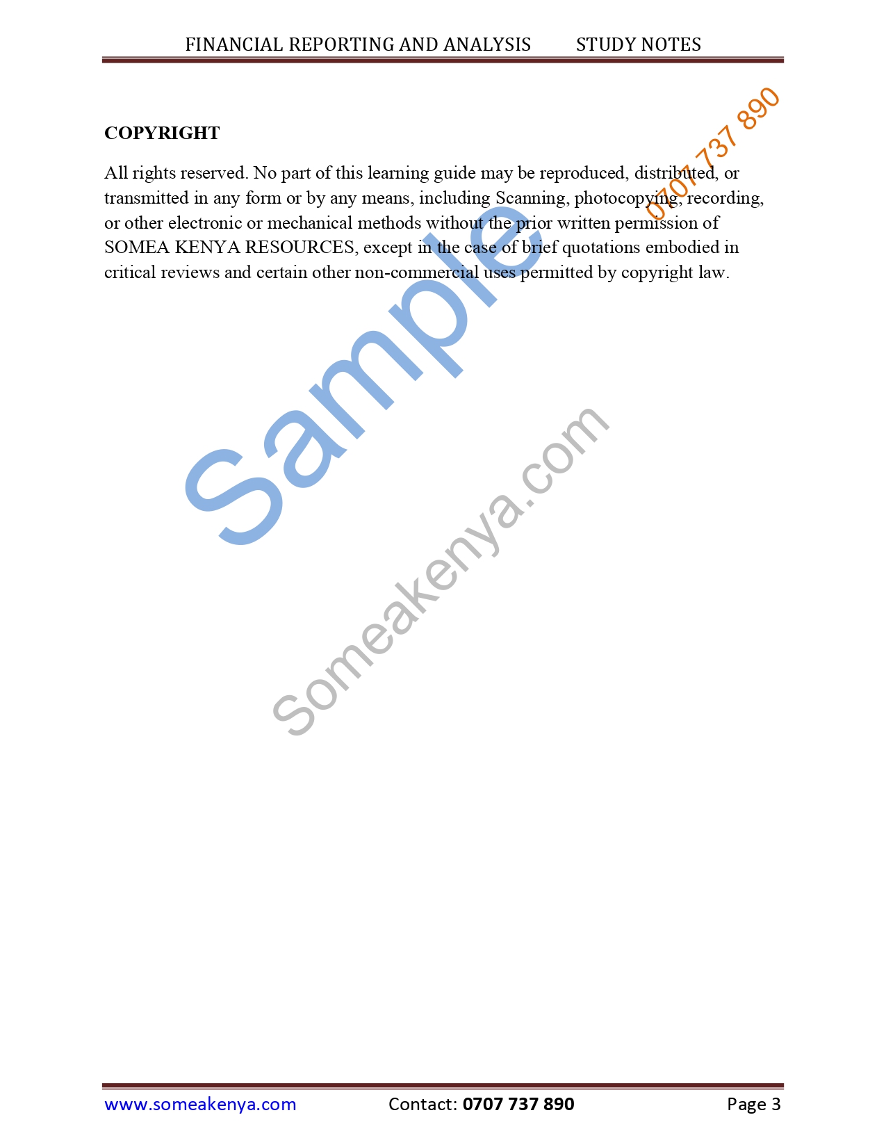 Financial Reporting and Analysis notes – KASNEB CPA| ATD| CS| CCP| CIFA ...