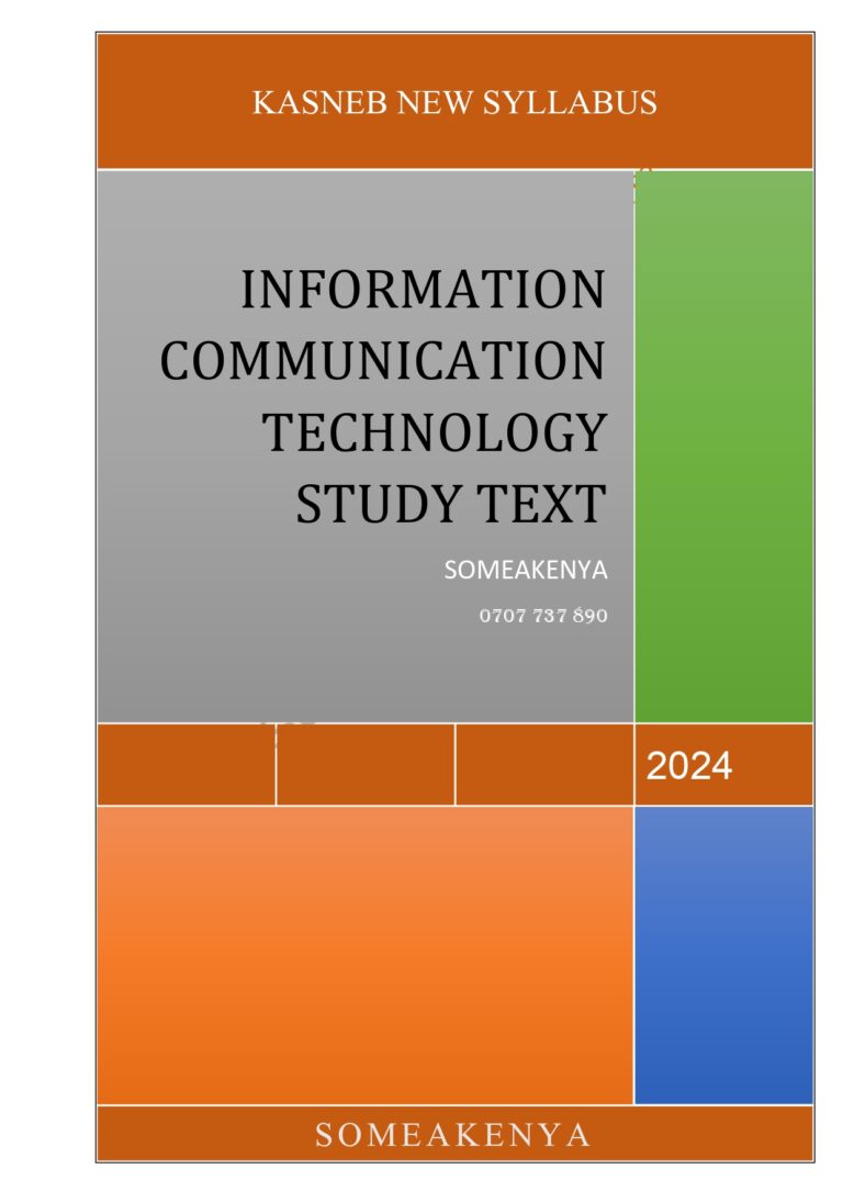 Information Communication Technology (ICT) new revised CPA CS KASNEB ...