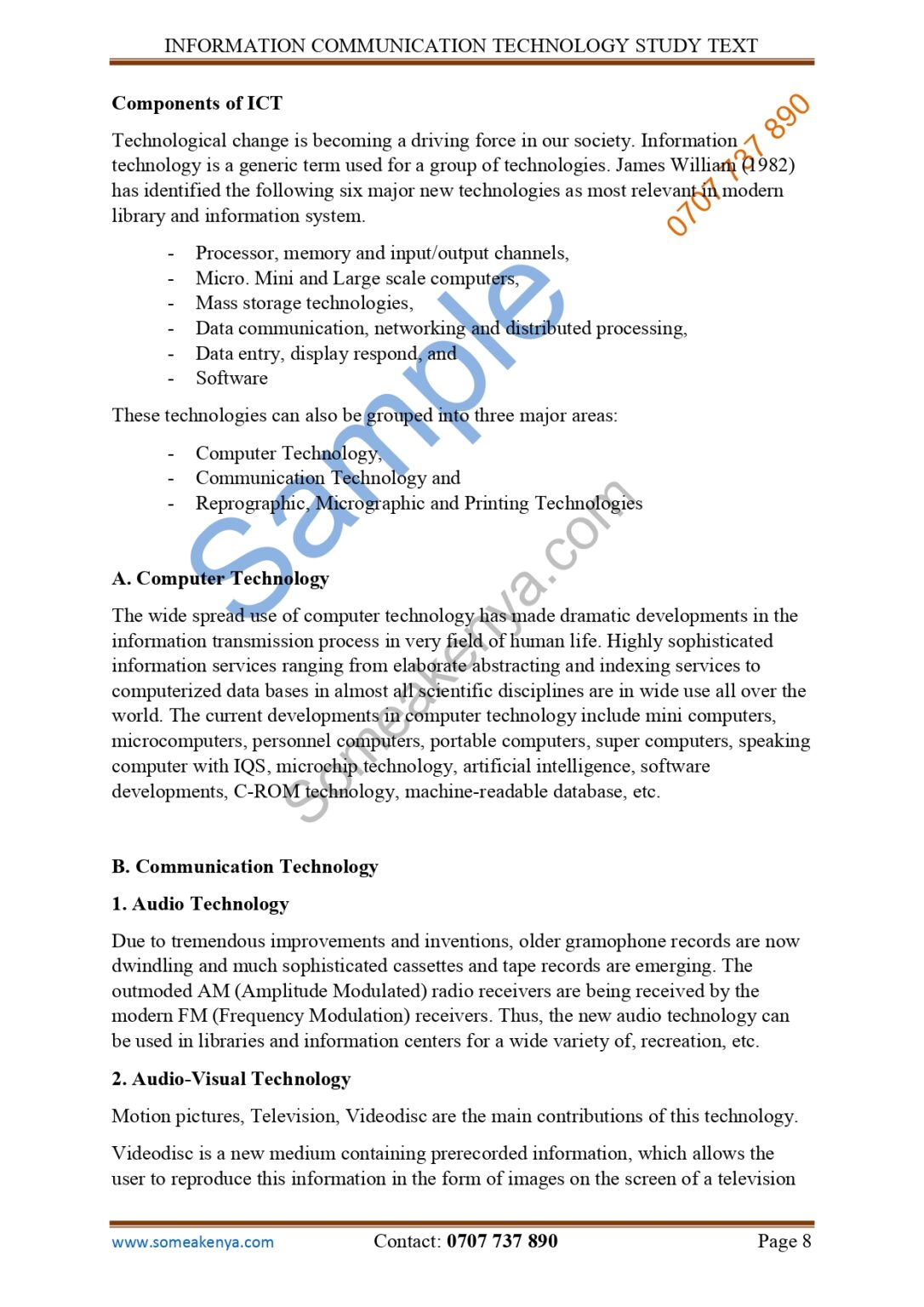 Information Communication Technology (ICT) new revised CPA CS KASNEB ...
