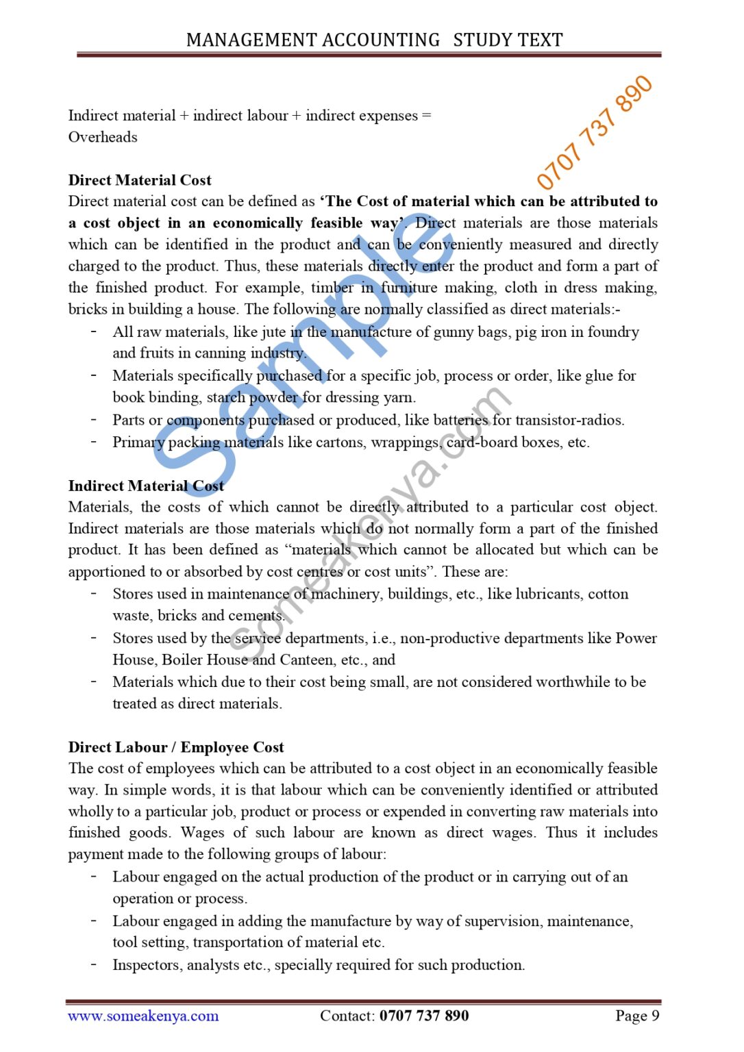 Management Accounting notes CPA KASNEB – KASNEB CPA| ATD| CS| CCP| CIFA ...