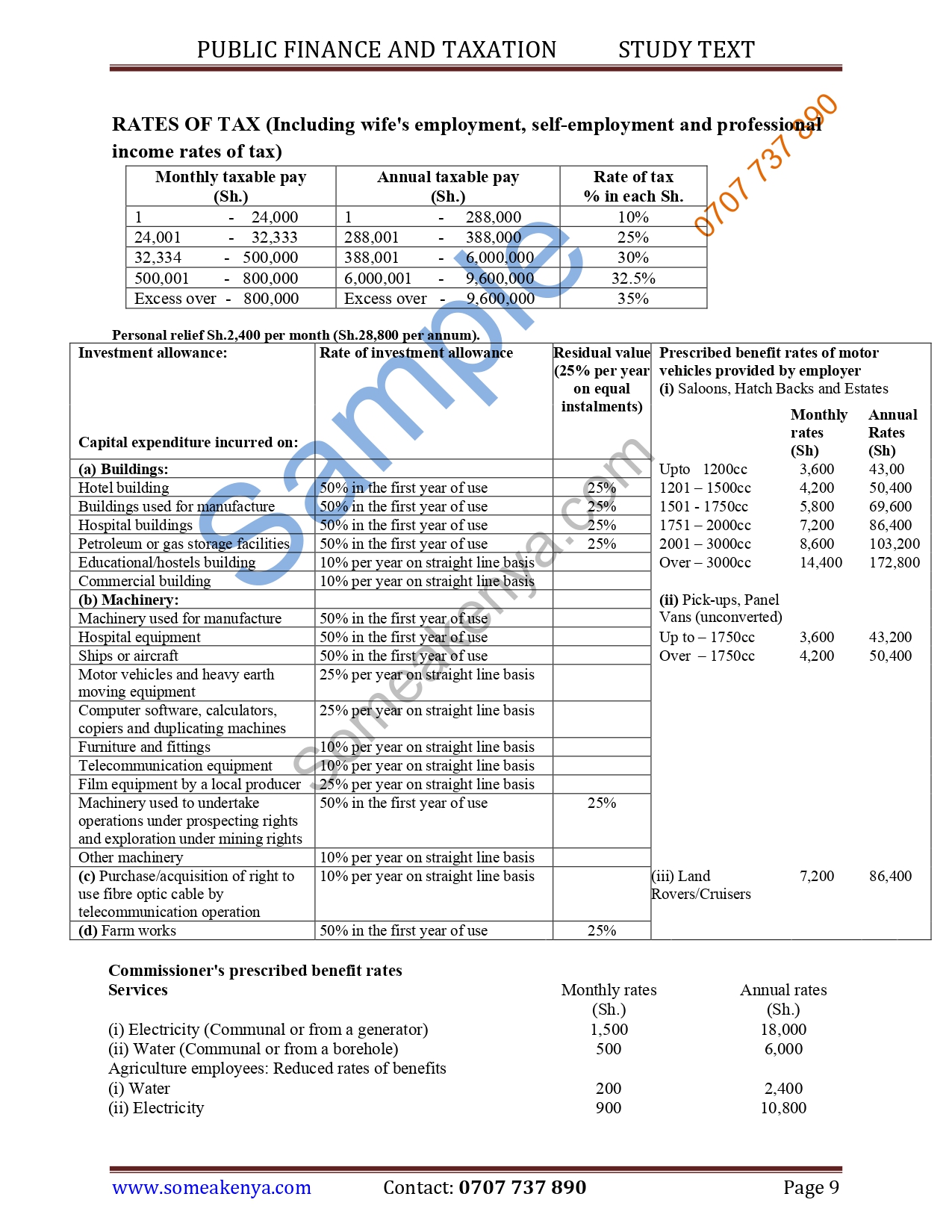 Public Finance and Taxation new Revised Syllabus CPA CIFA KASNEB notes ...