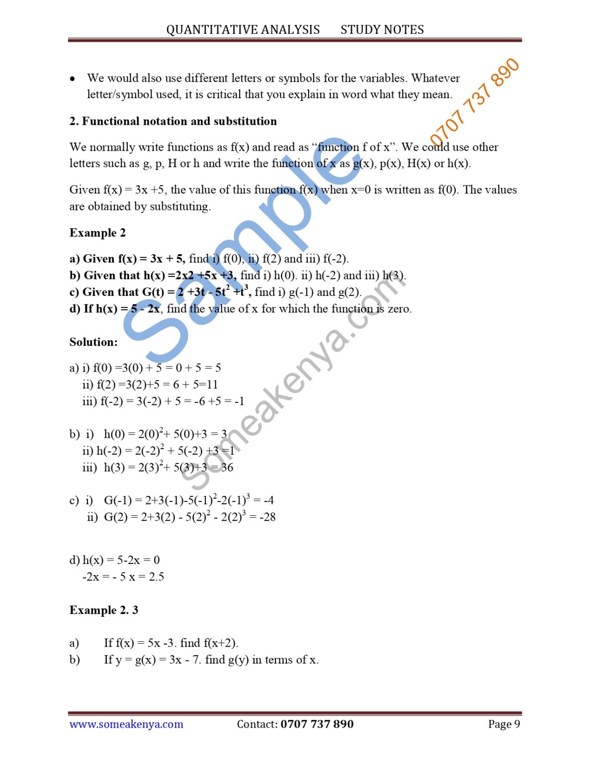 Quantitative Analysis (QA) new Revised CPA CIFA KASNEB notes – KASNEB ...