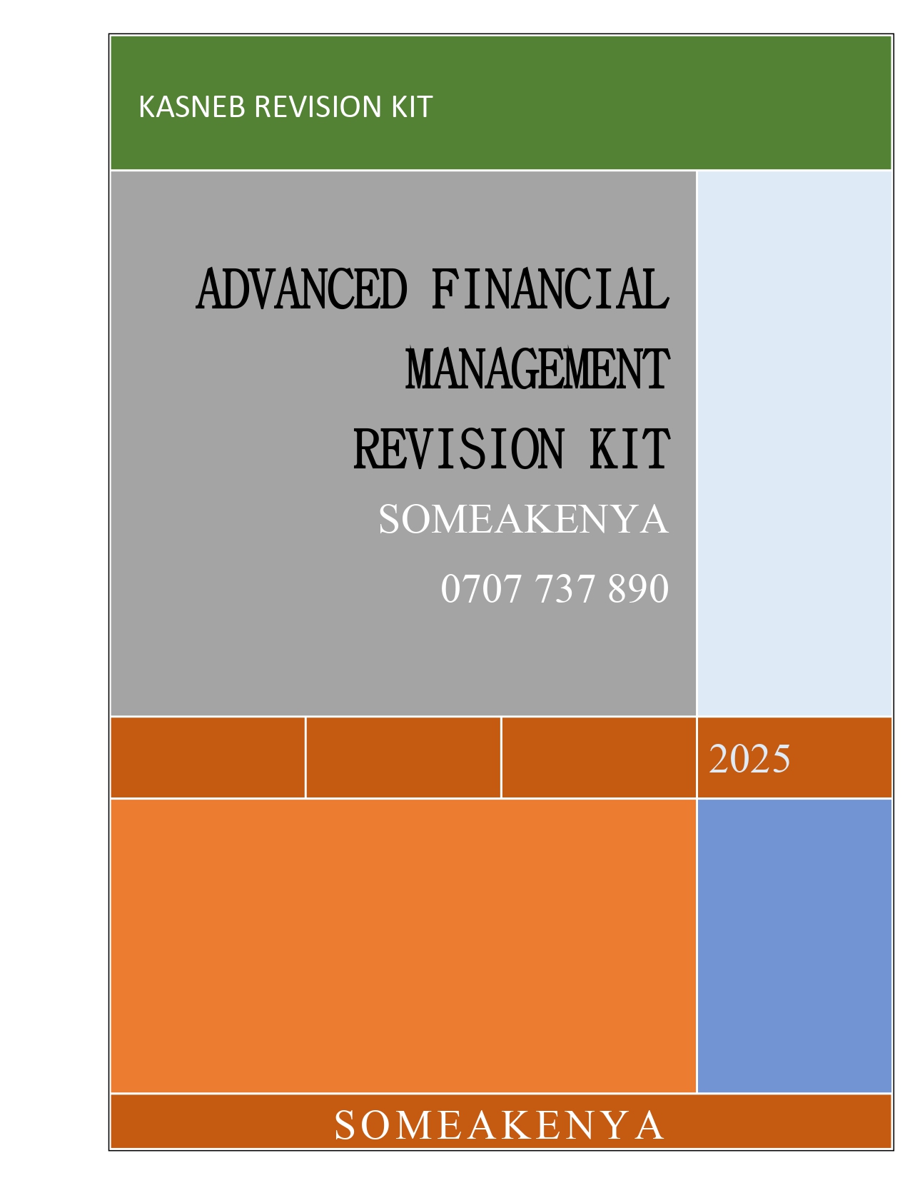Advanced Financial Management (AFM) Revision Kit Hardcopy – KASNEB CPA ...